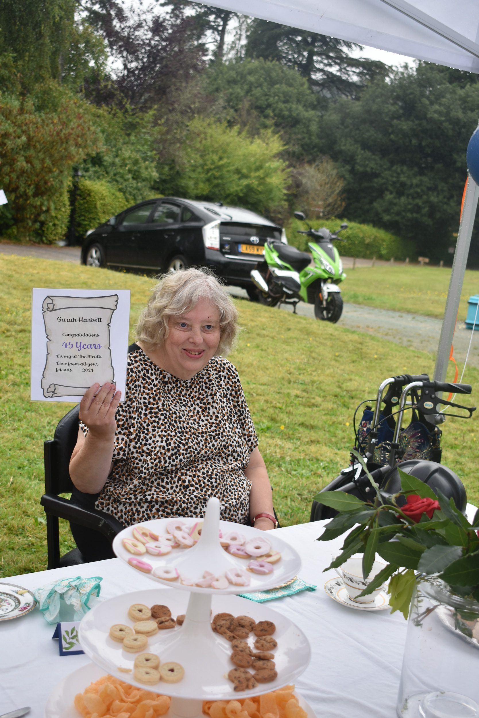 Sarah celebrates 45 years at The Meath - The Meath Epilepsy Charity